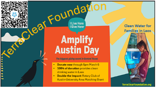 South Austin Doubles Impact for Clean Water in Laos Through TerraClear | Rotary District 5870